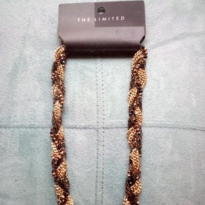 The Limited | Jewelry | The Limited Gold And Black Twist | Poshmark